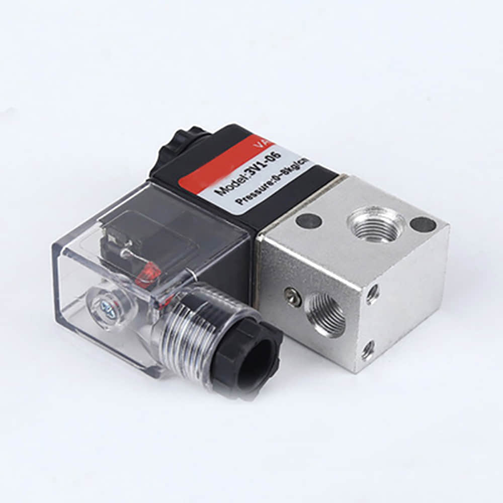 Authentic Airtac 3V1 Series 3V1-M5 3V1-06 Asco Solenoid Valve 12 Volt Normally Closed Solenoid ...